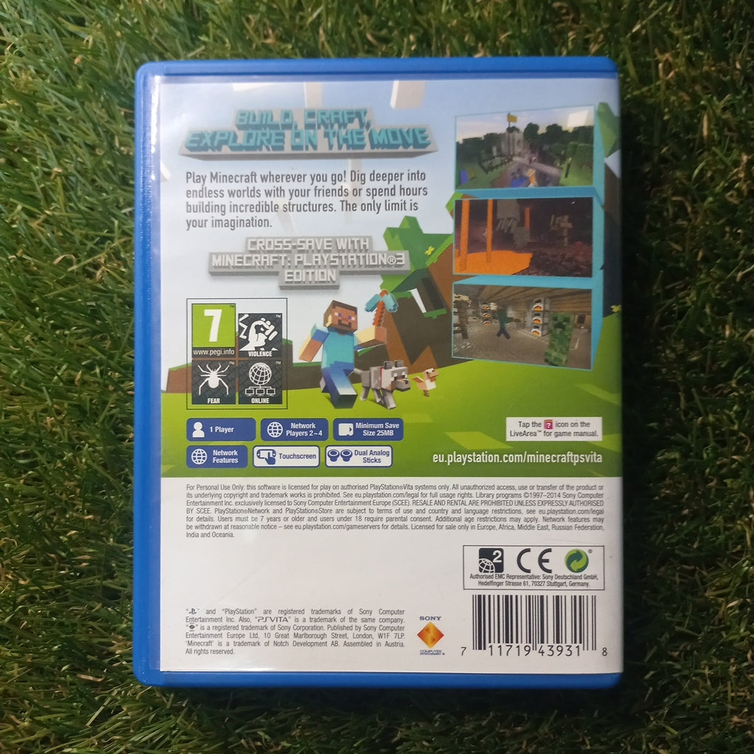 Minecraft PS Vita high quality Sony